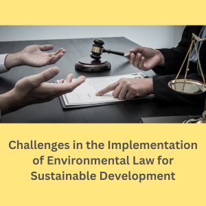 The Evolution of Environmental Law and its Impact on Sustainable ...