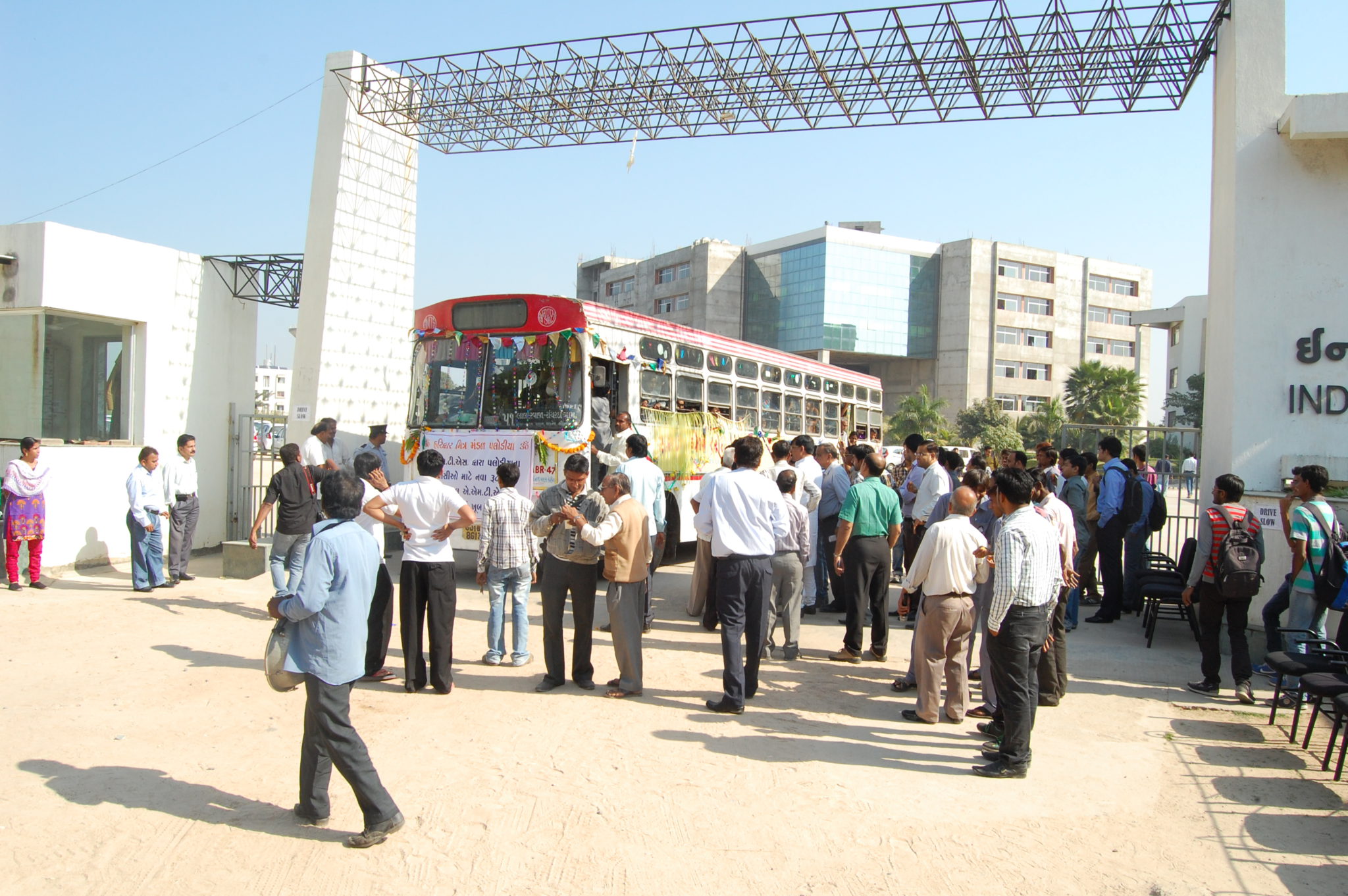 IU / AMTS Bus-stand Inauguration - Indus University